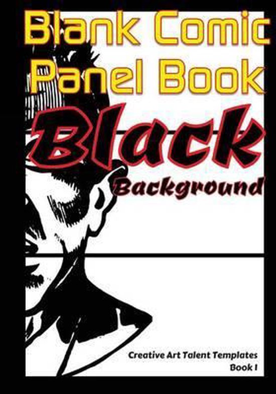 Blank Comic Panel Book. Black Background, Bestir Blanks | 9781533473530 ...