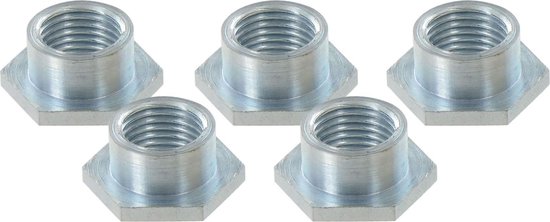 Var Bag Of 5 Hex Nuts Zilver 5.85 mm | bol.com