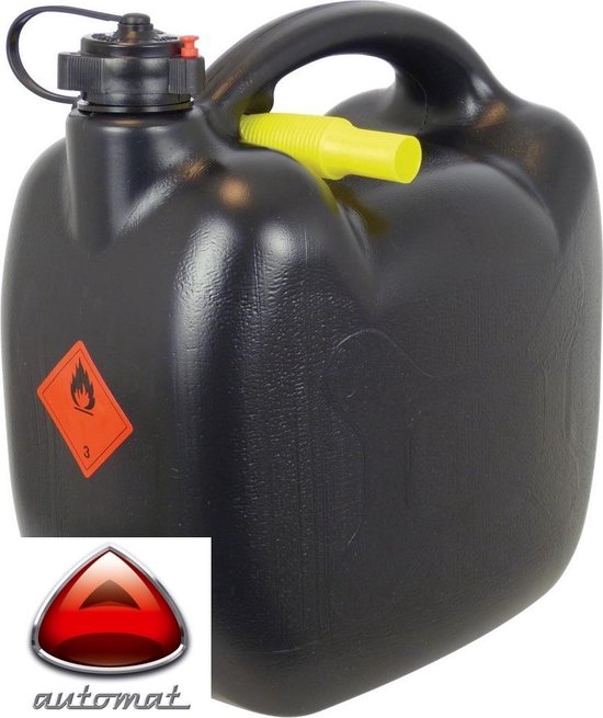 10 Liter jerrycan geschikt voor benzine & diesel. | bol.com