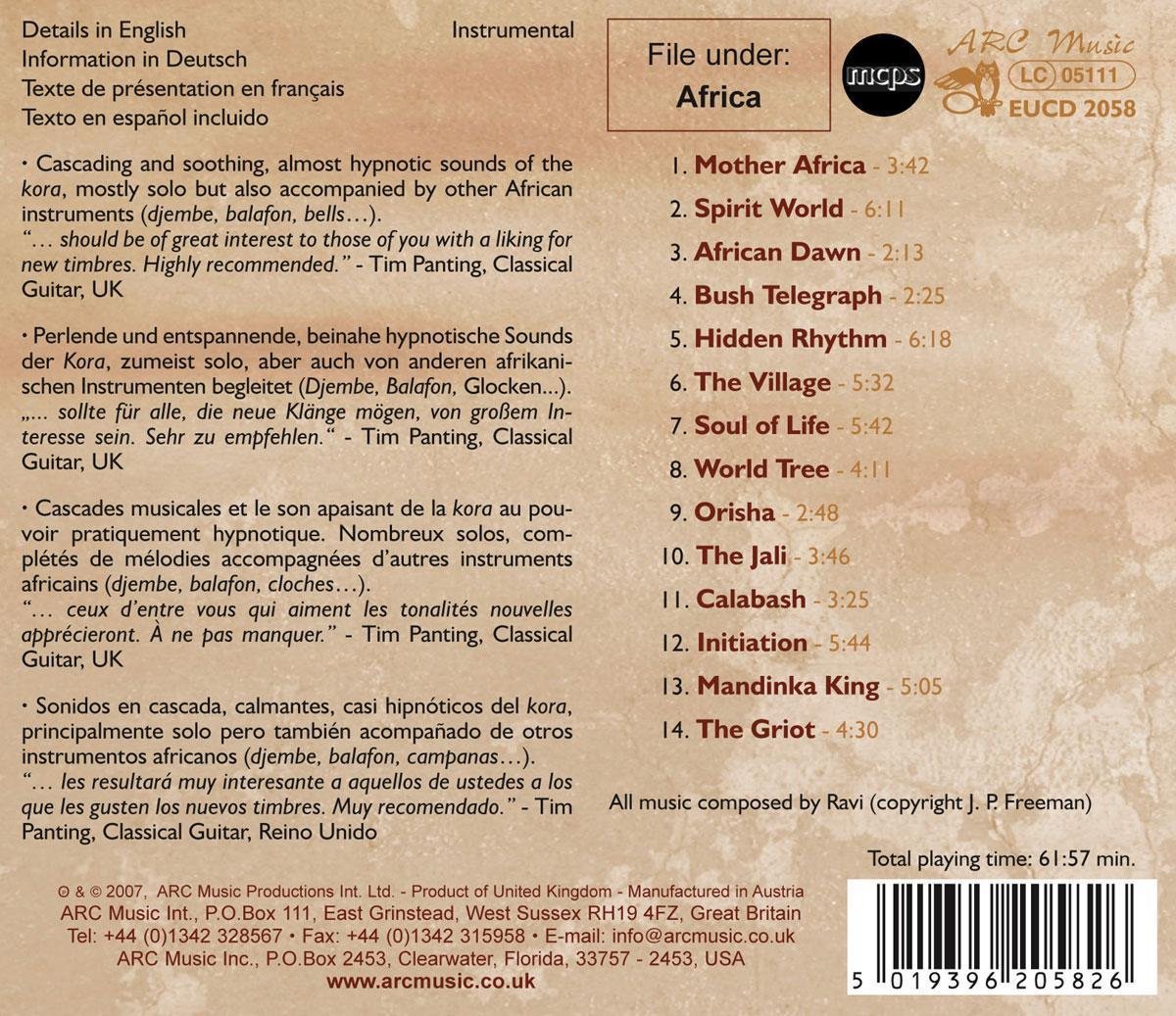 African Kora, Ravi | CD (album) | Muziek | bol.com