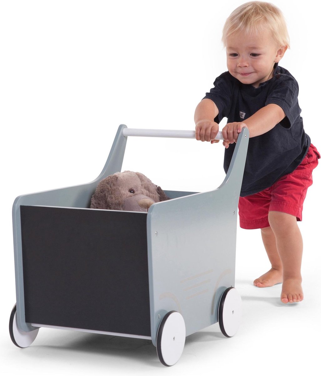 Childhome Loopwagen - Hout - Roze | bol.com
