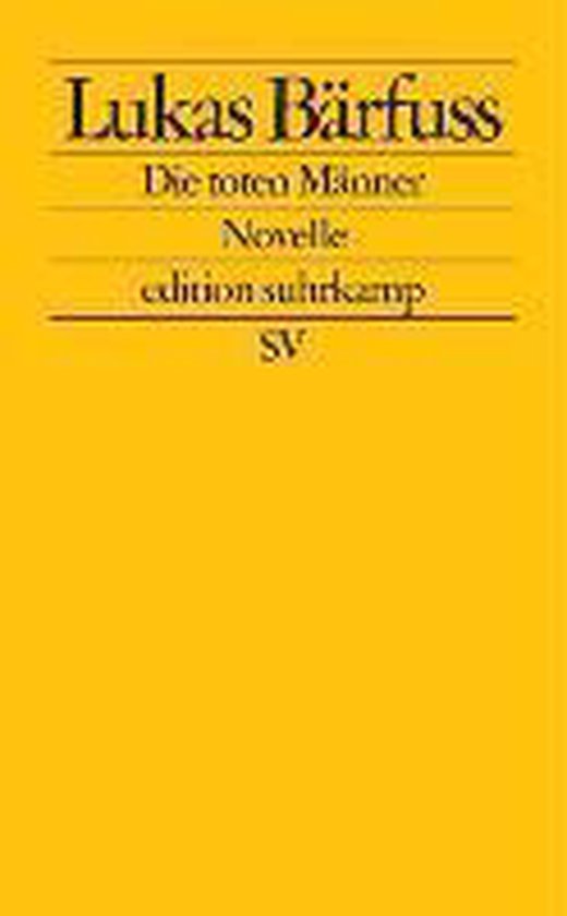 Die toten Manner, Lukas Barfuss | 9783518123065 | Boeken | bol