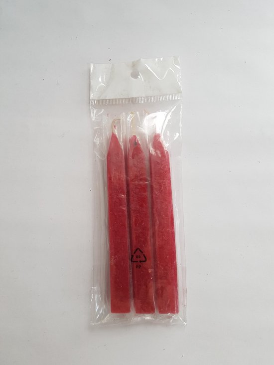 Zegel was set a 3 kleur rood | bol