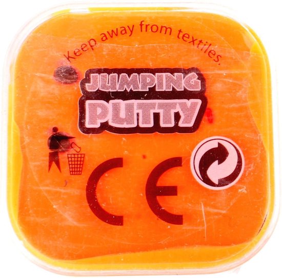 Johntoy Jumping Putty Aux Yeux Orange 4,5 Cm | bol.com