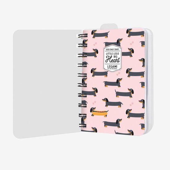 LEGAMI POCKET AGENDA 2020 - Dag op 1 pagina - Spiraal - PUPPIES | bol.com