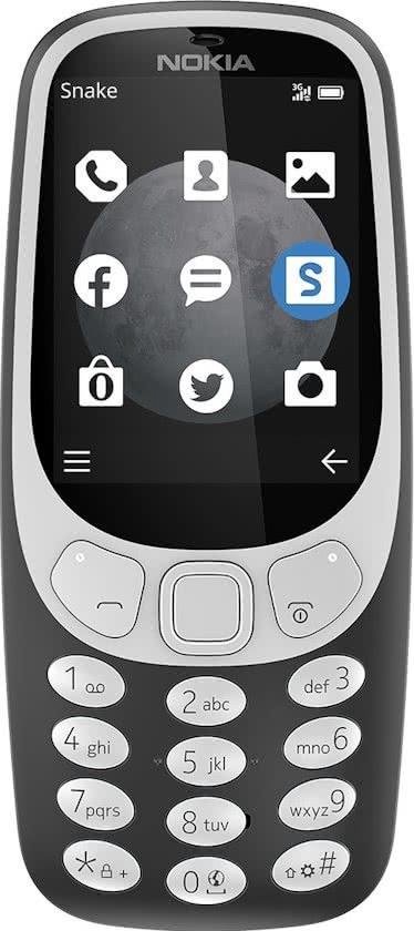 Nokia 3310 - 3G - Grijs - i.c.m. KPN SIM-kaart | bol