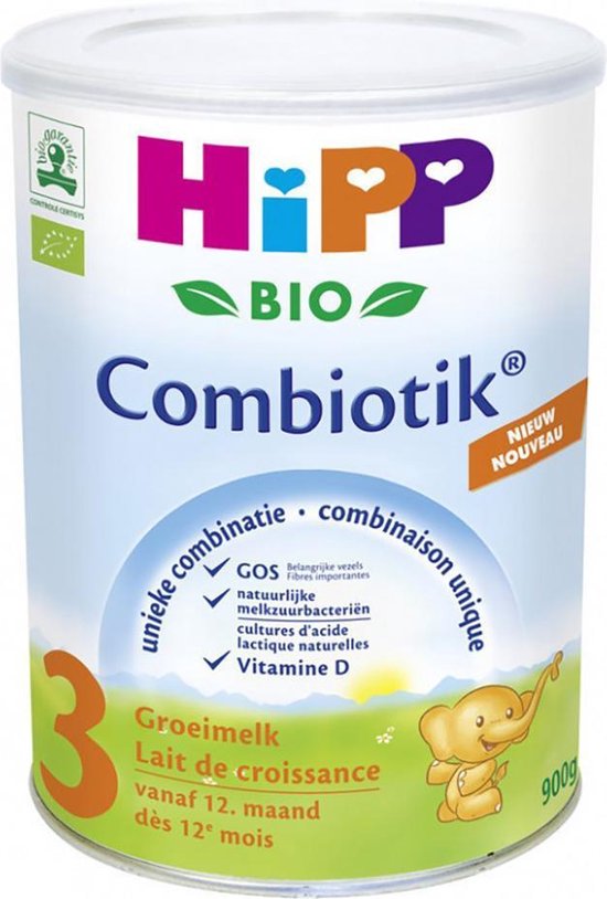 HiPP 3 - Bio Combiotik Groeimelk - 900gr (vanaf 12 maanden) | bol