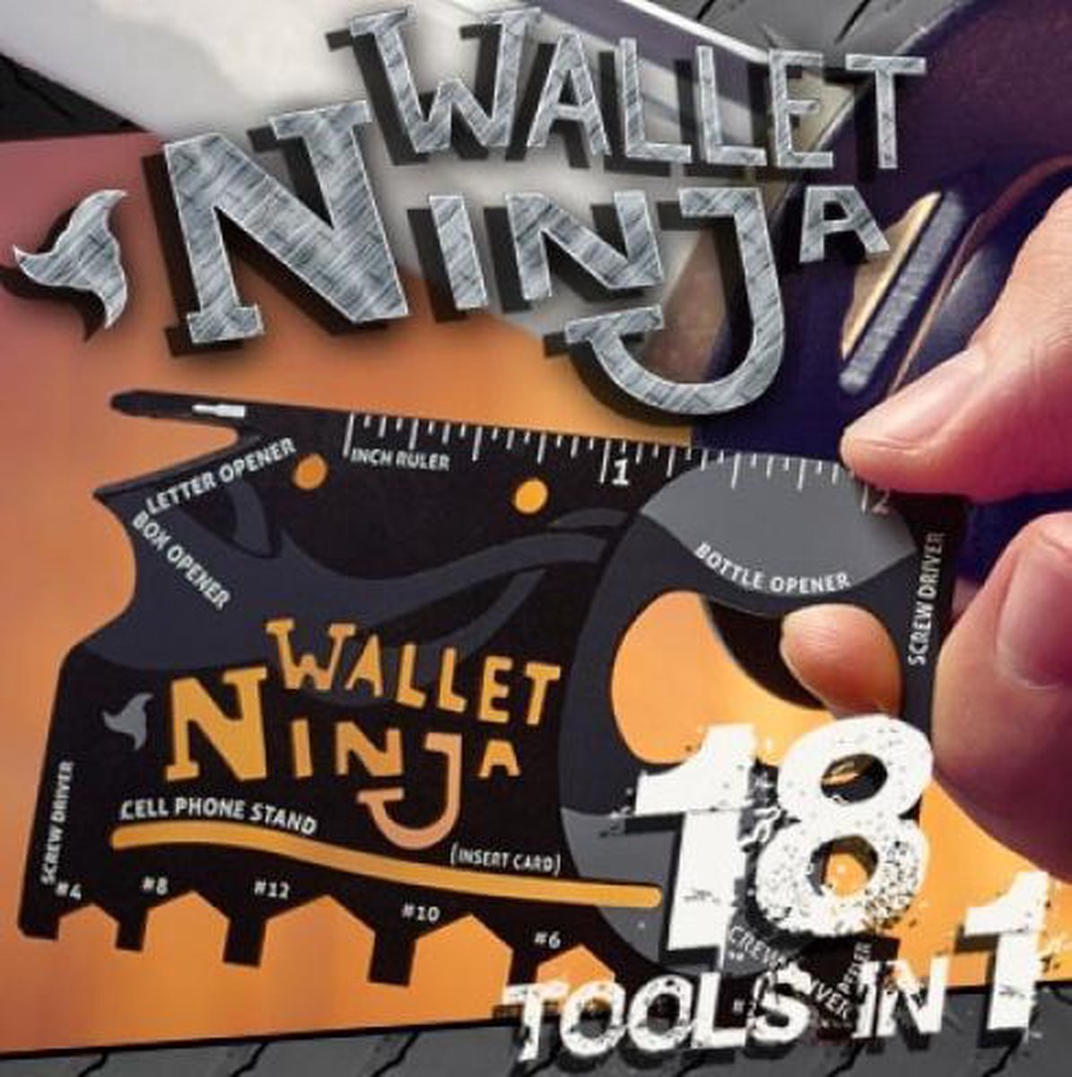 Ninja Wallet Credicard Tool - Voor in je Portemonnee - Wallet Ninja ...