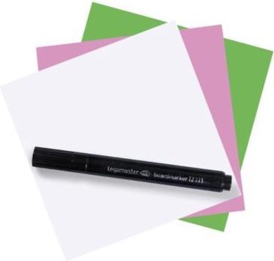 Magic-chart notes legamaster 10x10cm rz gn wt | bol.com