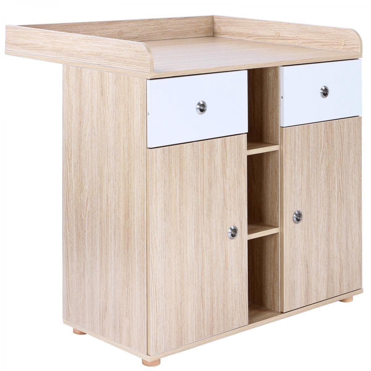 Commode, table à langer, table à langer avec de nombreux rangements ...
