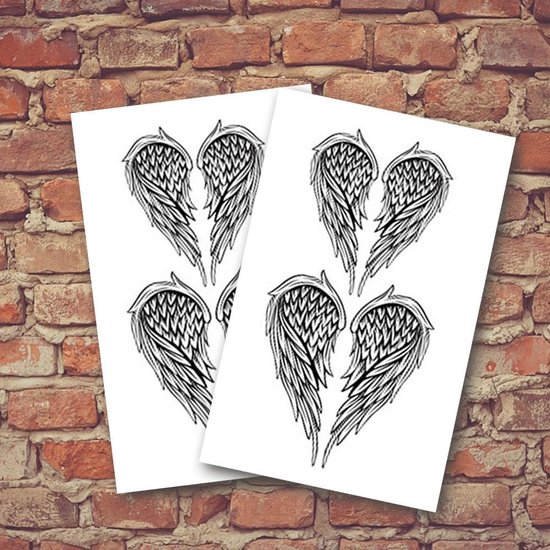 Vleugels plaktattoos | 2 stuks | bol.com