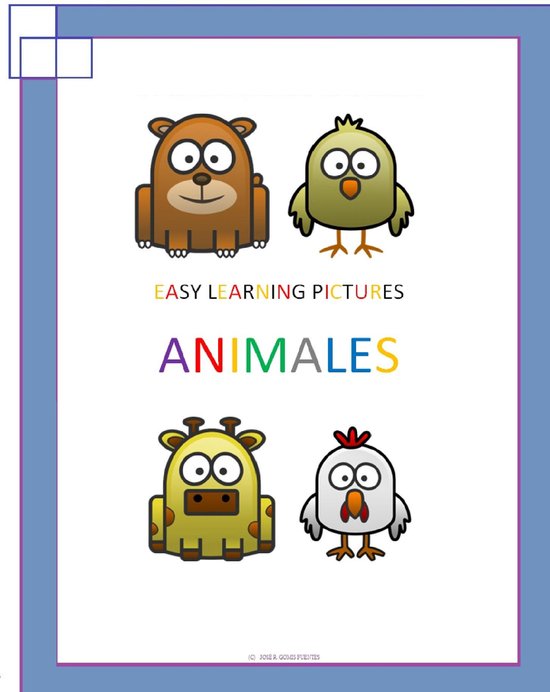Easy Learning Pictures. Los animales (ebook), Jose Remigio Gomis ...