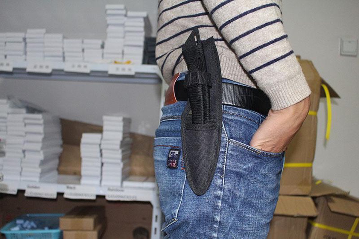 Survival messen - set van 3 sporting knives in houder | bol.com