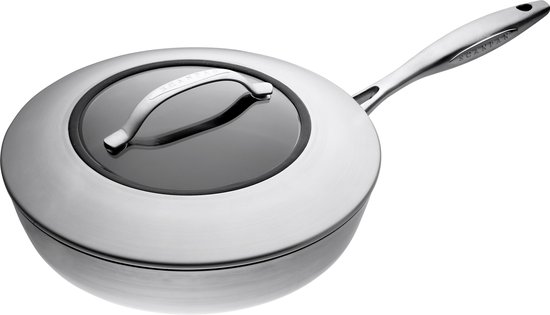 Scanpan CTX sauteerpan / hapjespan - met glasdeksel 26 cm | bol