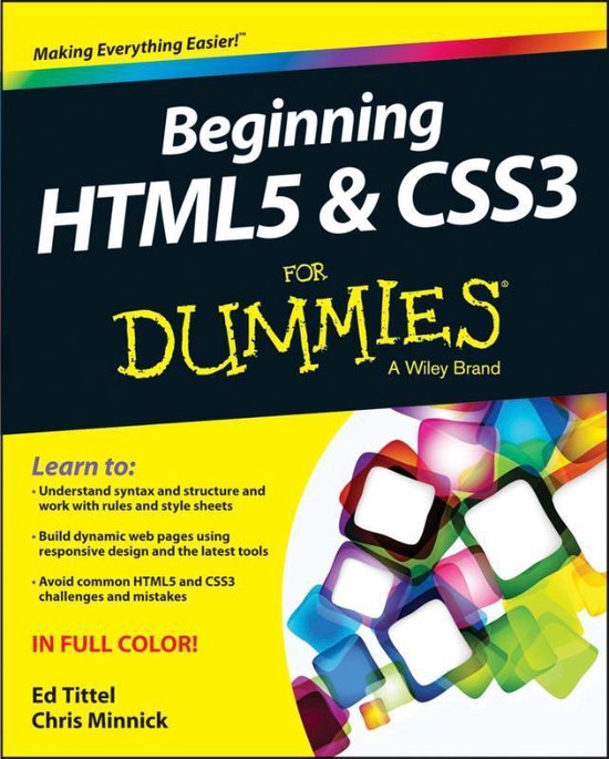 Beginning HTML5 & CSS3 For Dummies, E Tittel | 9781118657201 | Boeken | bol.com