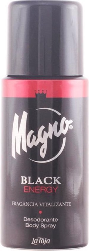 Magno Black Energy Hommes Déodorant spray 150 ml 1 pièce(s) | bol.com