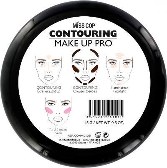 Miss Cop Contouring MAKE UP PRO | bol.com