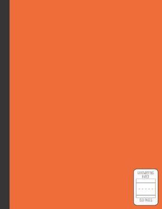 Handwriting Paper | 9781074622572 | Orange School Notebooks | Boeken ...