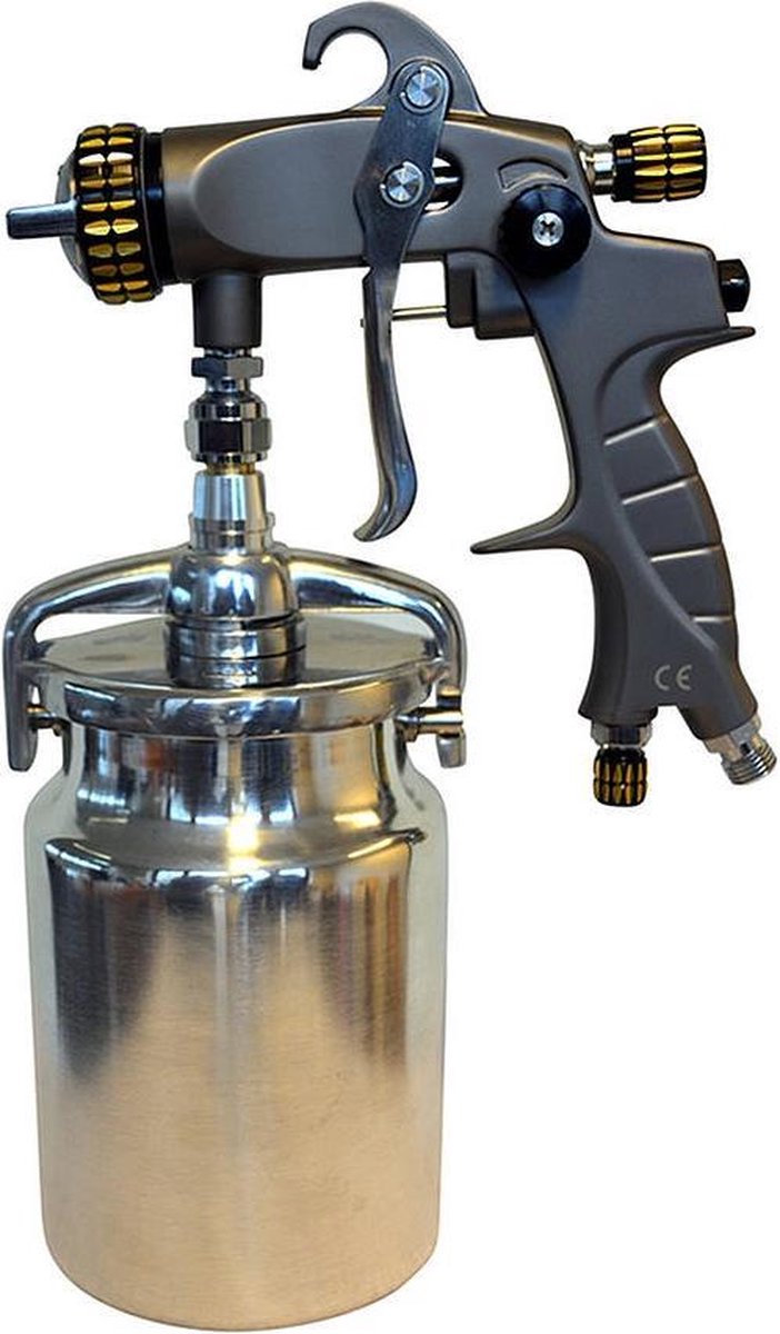 Spuitpistool - verfpistool TH 101 AS met aluminium beker , nozzle: 2.0 ...