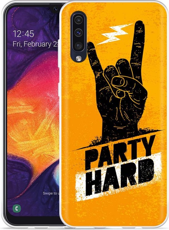 Cazy Hoesje geschikt voor Samsung Galaxy A50 - Party Hard | bol