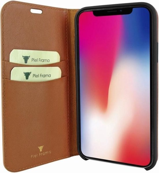 Piel Frama iPhone X FramaSlimCards Tan | bol.com