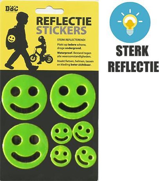 DSC Reflectie Stickers - Sterk Reflecterend - 7 Stuks | bol.com