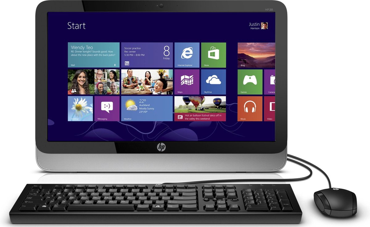 HP All-in-One - 20-2204nb (ENERGY STAR) | bol.com