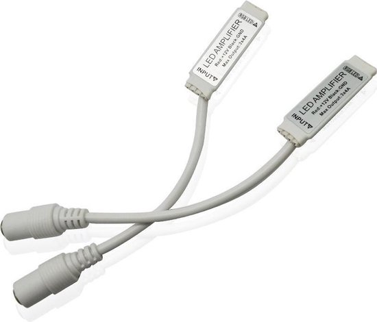 1 Stuk DC12V 24V Mini RGB Led Amplifier Signal Female DC Connector | bol