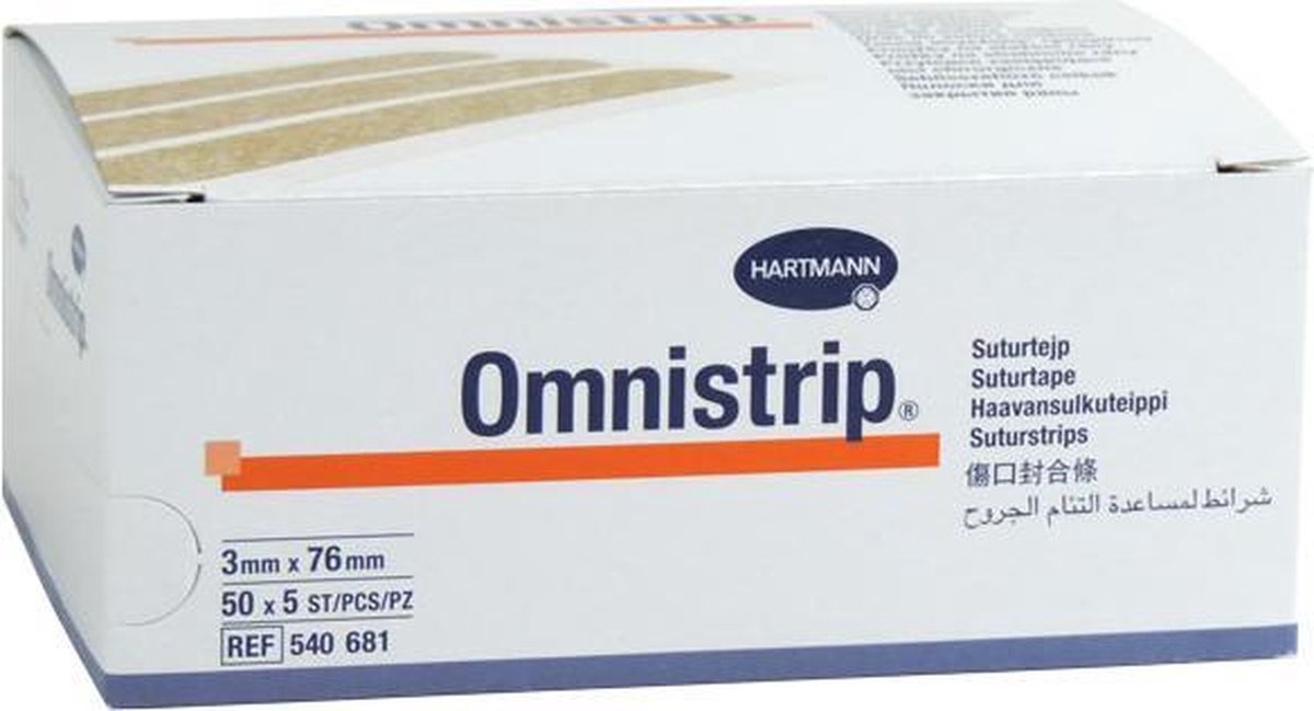 Hartmann - Omnistrip wondhechtstrips - zwaluwstaartjes - 3 x 76mm | bol.com