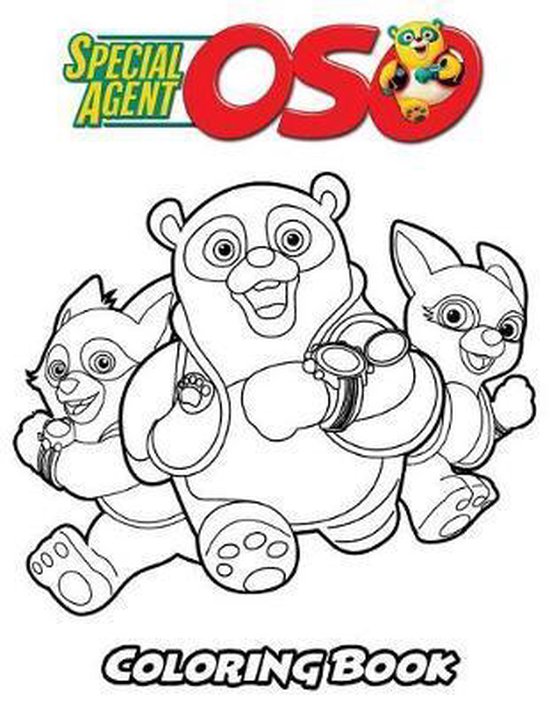 Perfect for Children Ages 3-5, 6-8, 8-12+- Special Agent Oso Coloring ...