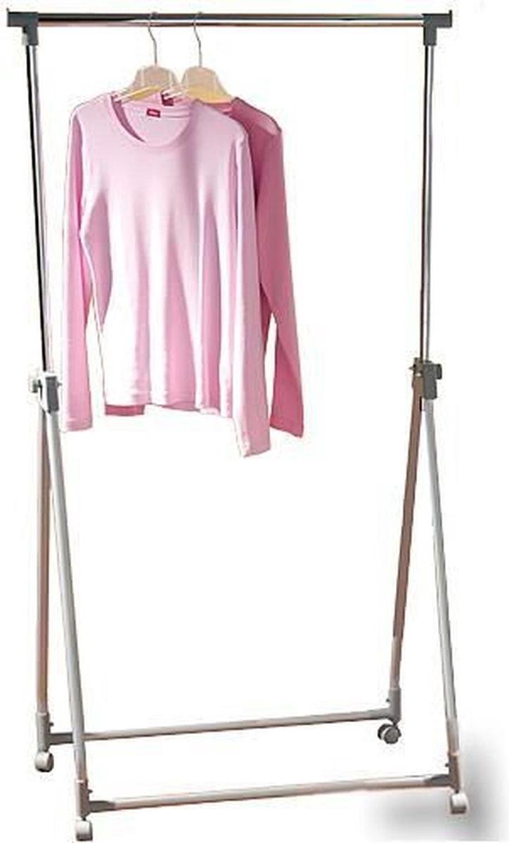 Wenko Opvouwbaar stevig kledingrek in hoogte verstelbaar tot maar ...