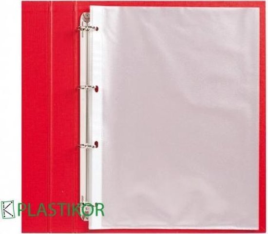Plastikor Showtas - 100 stuks - PP - A4 - transparant | bol.com
