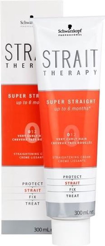 Schwarzkopf - STRAIT STYLING THERAPY straightening cream 0 300 ml | bol.com