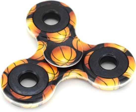 Fidget Hand Spinner Anti Stress - Basketbal - | bol
