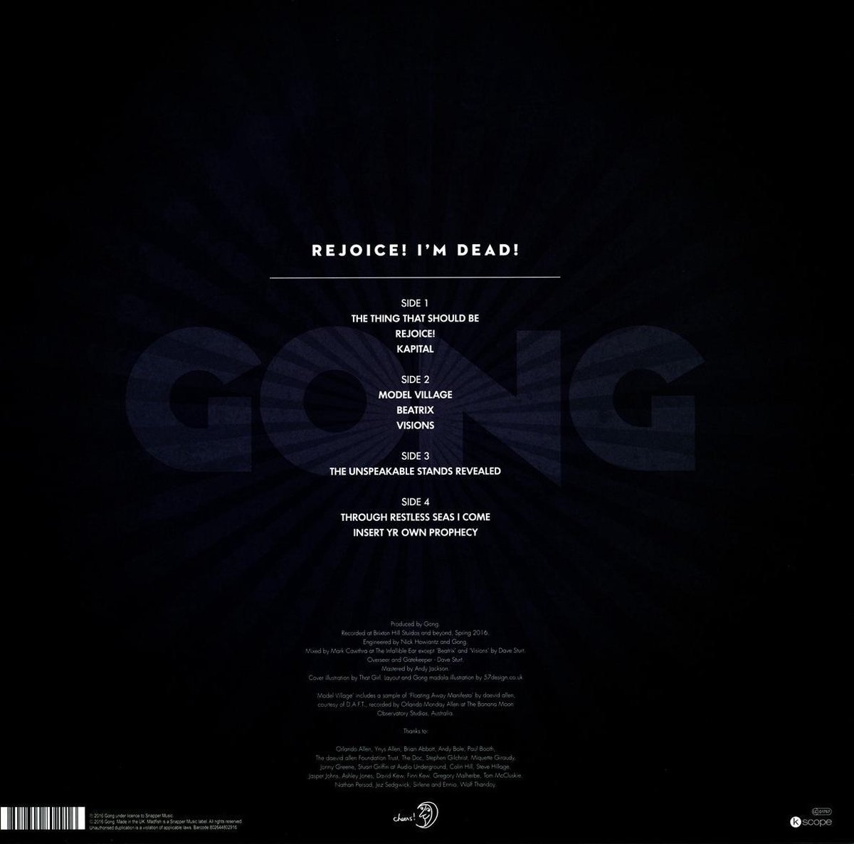 Rejoice! Im Dead!, Gong | LP (album) | Muziek | bol.com