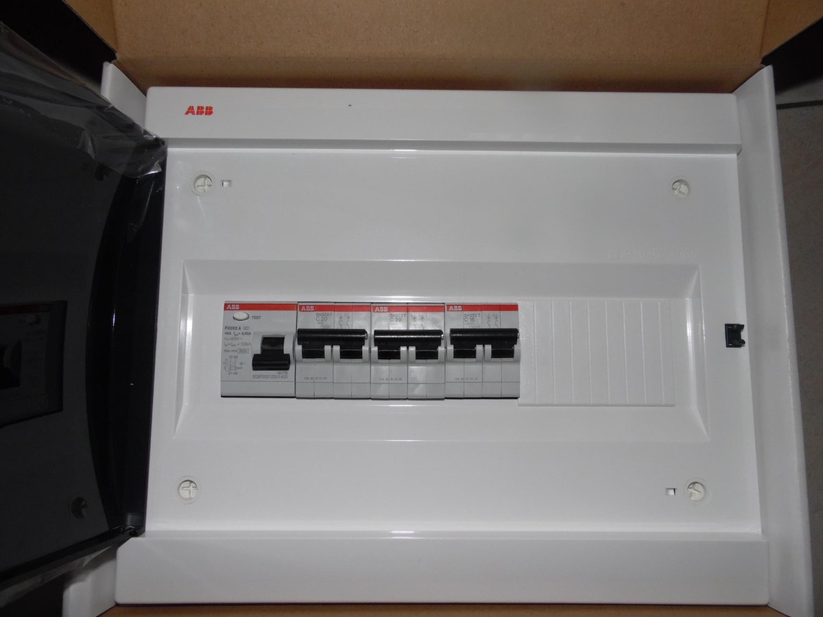 ABB Unibox voorbedrade kast - uitbreidingset 12 modules | bol.com