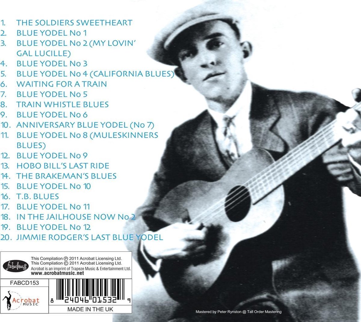 Blue Yodels, Jimmie Rodgers | CD (album) | Muziek | bol.com