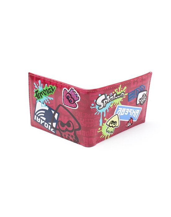 Nintendo - Splatoon Game Logo's Bifold Portemonnee - rood | bol.com