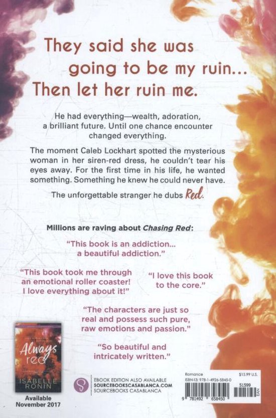 Chasing Red, Isabelle Ronin | 9781492658450 | Boeken | bol