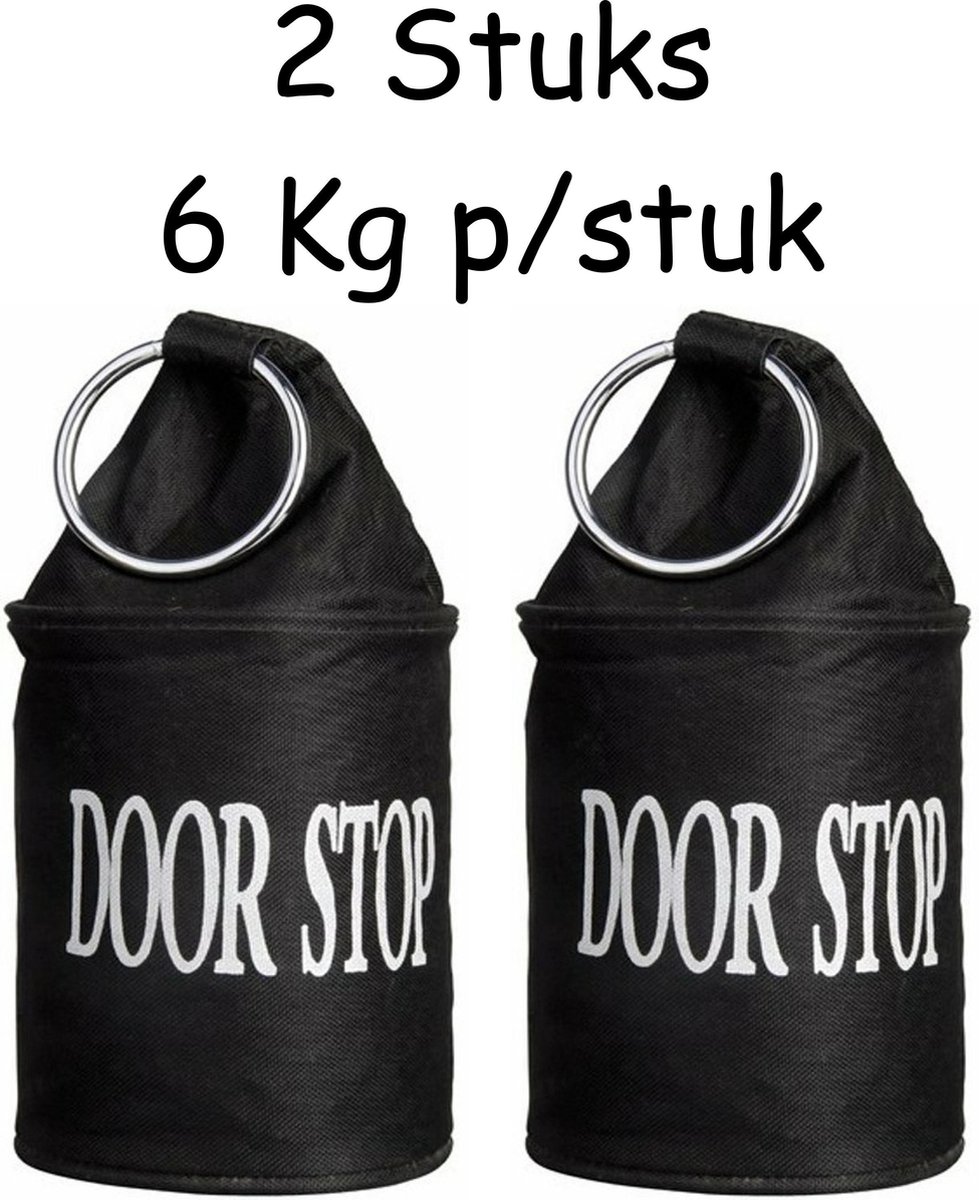 Zware Canvas Deurstop Deurstopper 6 Kg 14 X 14 X 34 Cm 2 Stuks Zware Canvas Deurstop Deurstopper 6 Kg 14 X 14 X 34 Cm 2 Stuks