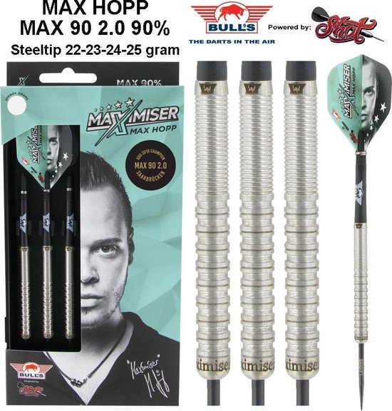 Bull's Steeltip Max Hopp 90% Max90 2.0 GDO Edition 22 gram | bol