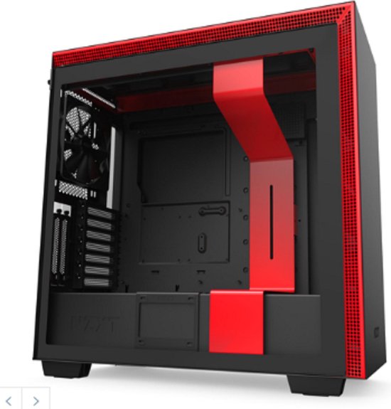 NZXT H710 Zwart/Rood | bol.com