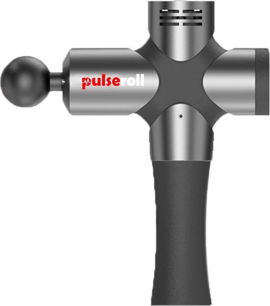 Pulseroll Massage Gun met 4 verschillende standen en 6 verschillende ...