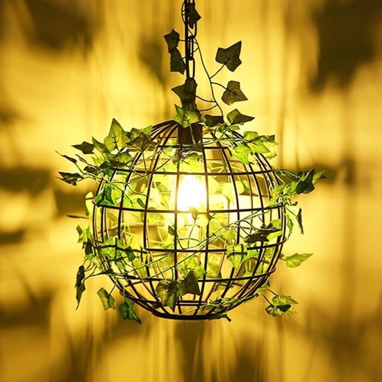 YWXLight metaal Plant hangende Lamp hanger licht met E27 lamp | bol.com