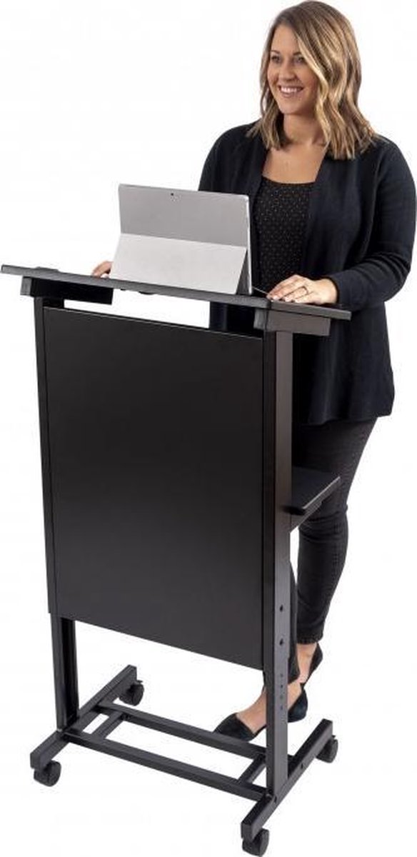 In Hoogte Verstelbare Lessenaar / Presentatie Tafel Zwart | bol.com
