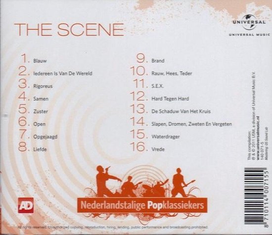 Nederlandstalige Popklassiekers The Scene CD, The Scene | CD (album ...