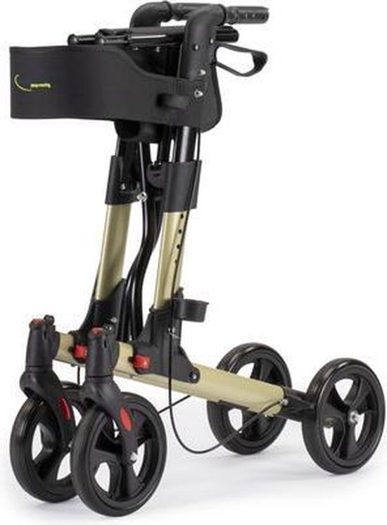 Lichtgewicht Rollator Dubbel Opvouwbaar - Champagne | bol
