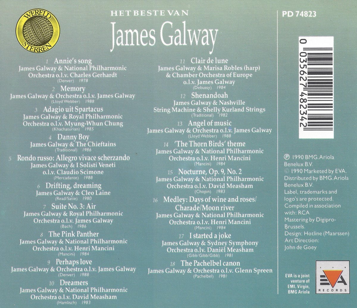 Het Beste Van James Galway, James Galway | CD (album) | Muziek | bol.com