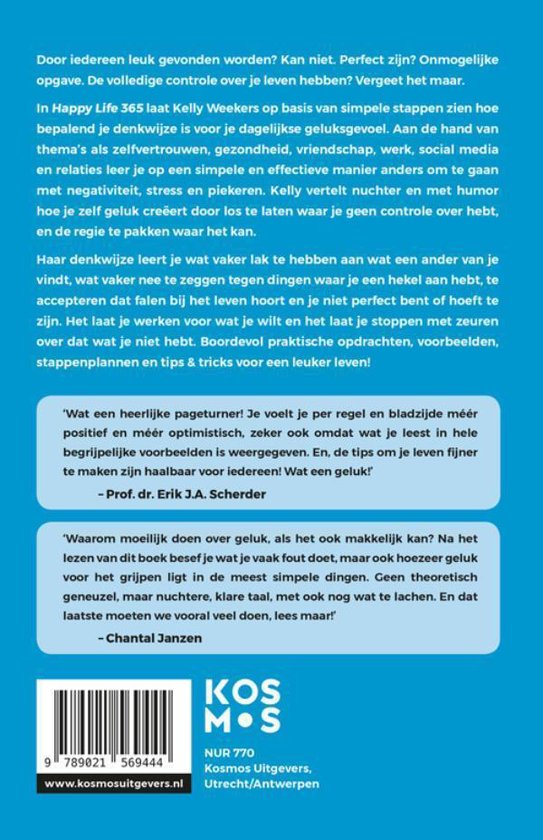 Happy Life 365 (ebook), Kelly Weekers | 9789021569451 | Boeken | bol