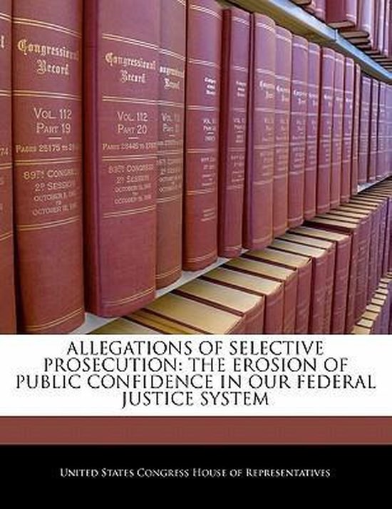 Allegations of Selective Prosecution | 9781240531868 | Boeken | bol